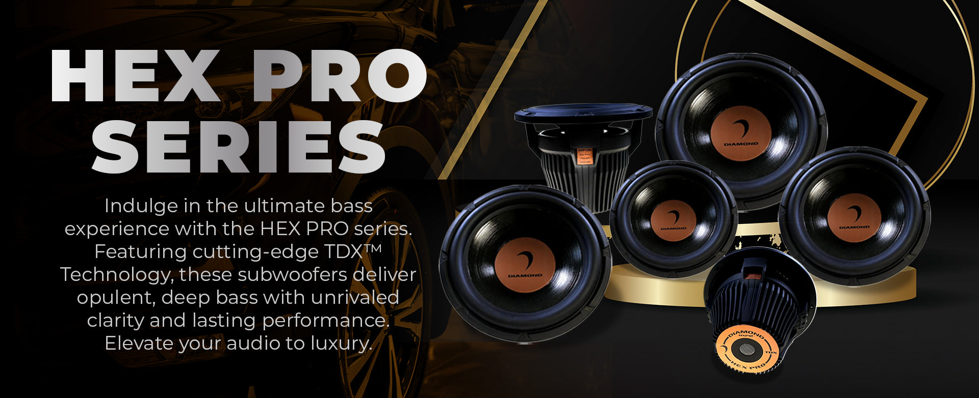 HX1200.5D - HEX Series 5-Channel 1200W RMS Full Range Class D Amplifie