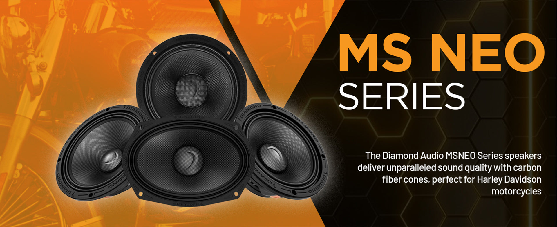 MSNEO SERIES 8" High Output Mid Bass Speakers (4Ω) 350W RMS - MSMB84NEO