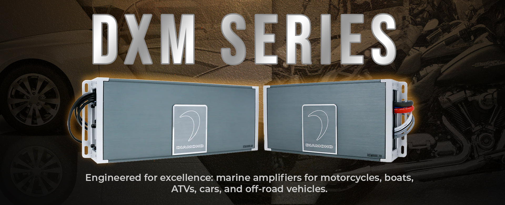 DXM Series 6-Channel 1000W RMS Full Range Class D Waterproof Amplifier