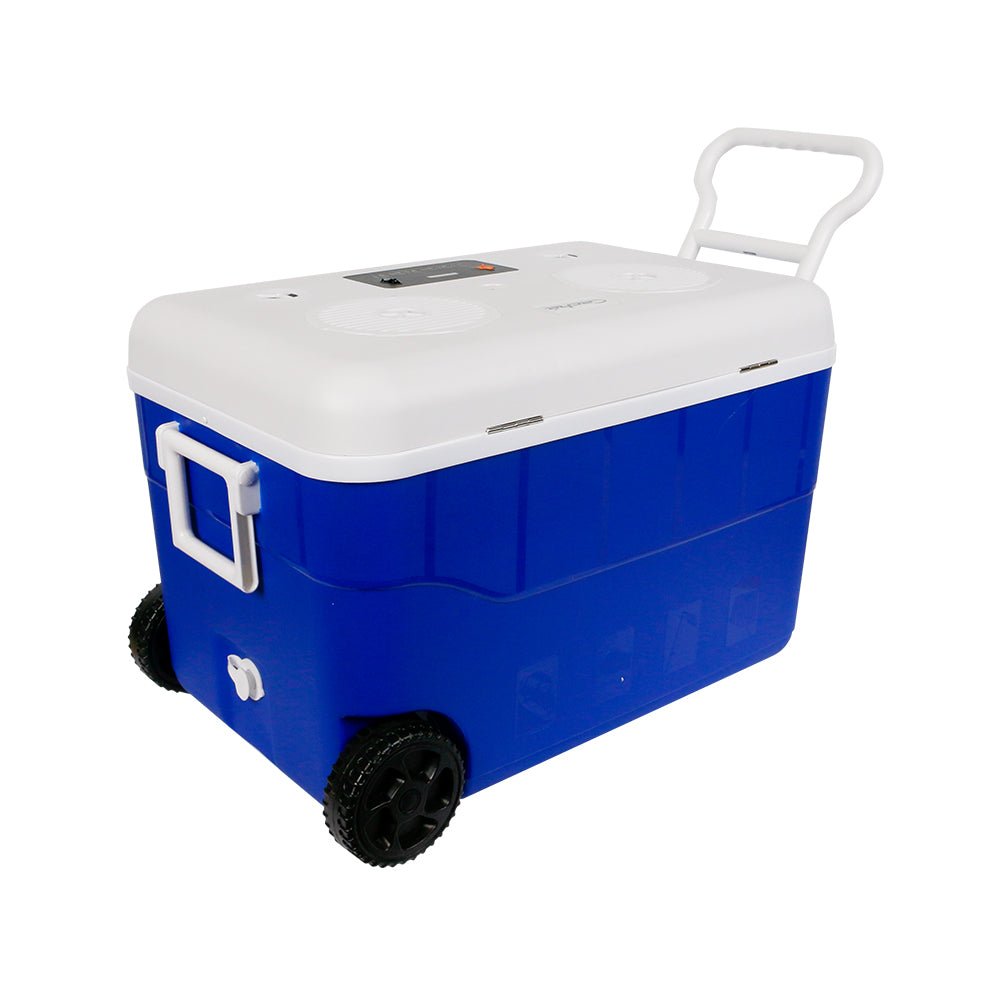 Blue Cooler with 6.5" Marine-Built Speaker