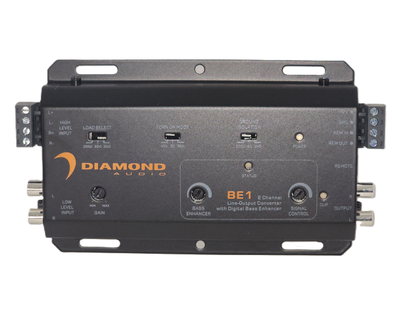 BE1 - 2-Channel Line-Output Converter W/Digital Bass Enhancer