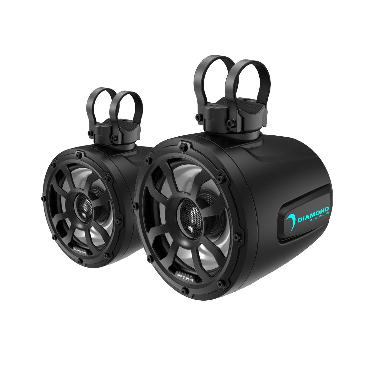 6.5 Inch 2 Way Speaker Tower POD (Black) - Diamond Audio