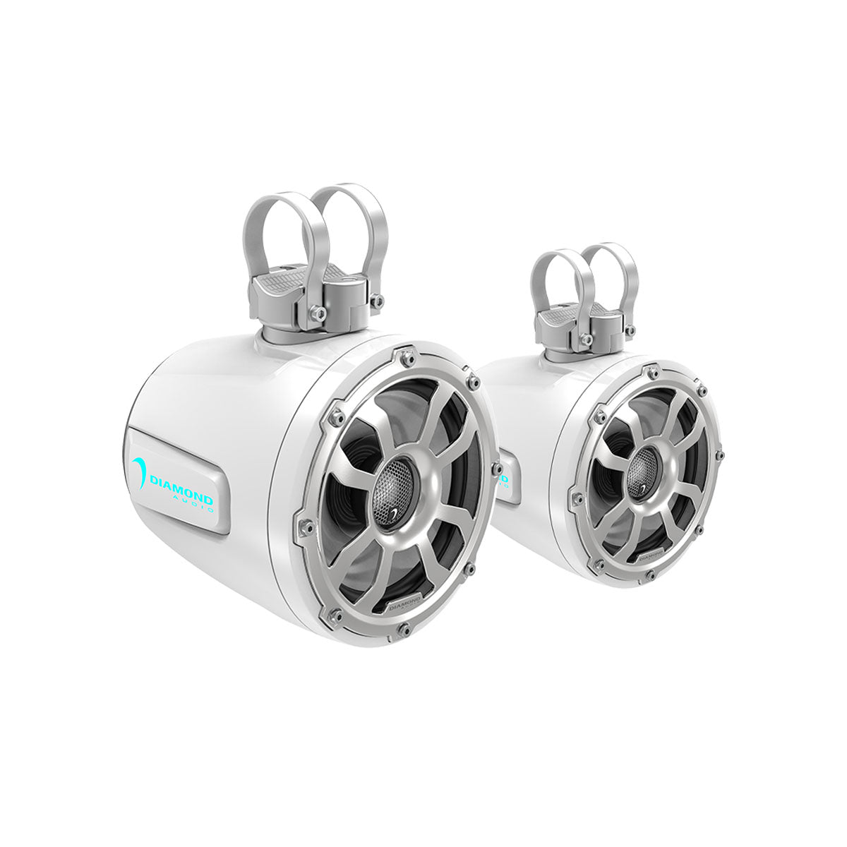 6.5" 2 Way Speaker Tower POD (White) - Diamond Audio